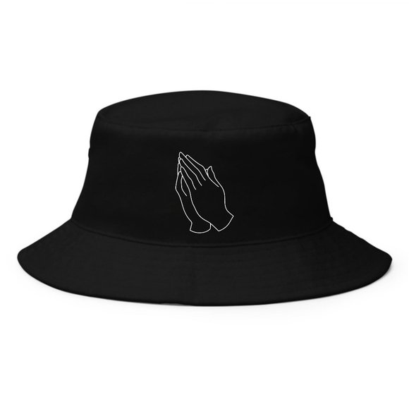 Accessories | Prayer Hands Bucket Hat Hip Hop Emoji Lofi Drake Gods ...
